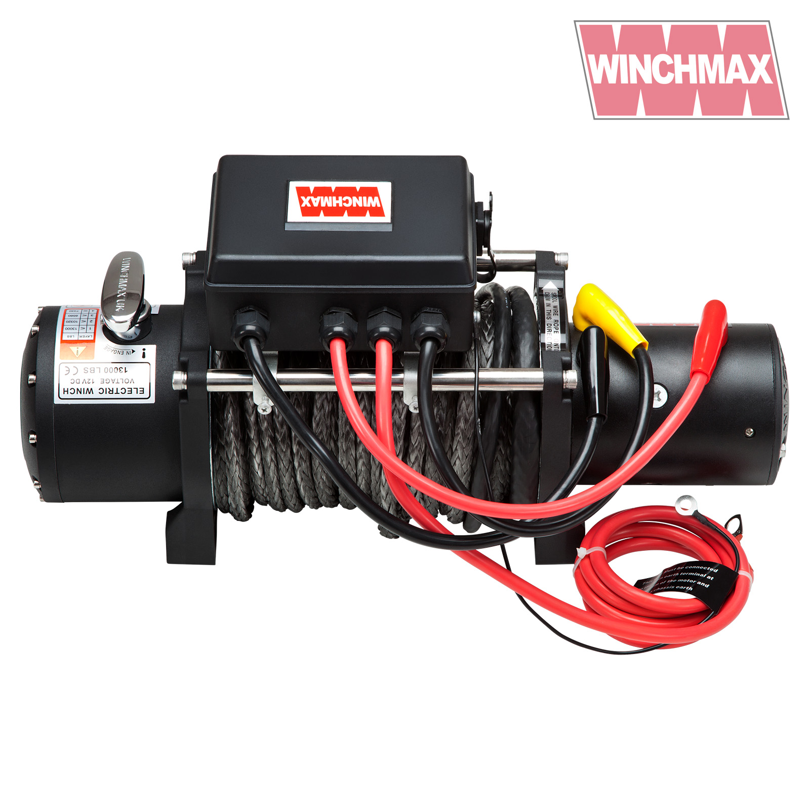 WINCHMAX 12v electric winch 13,000lb (5,900kg) military spec with ...
