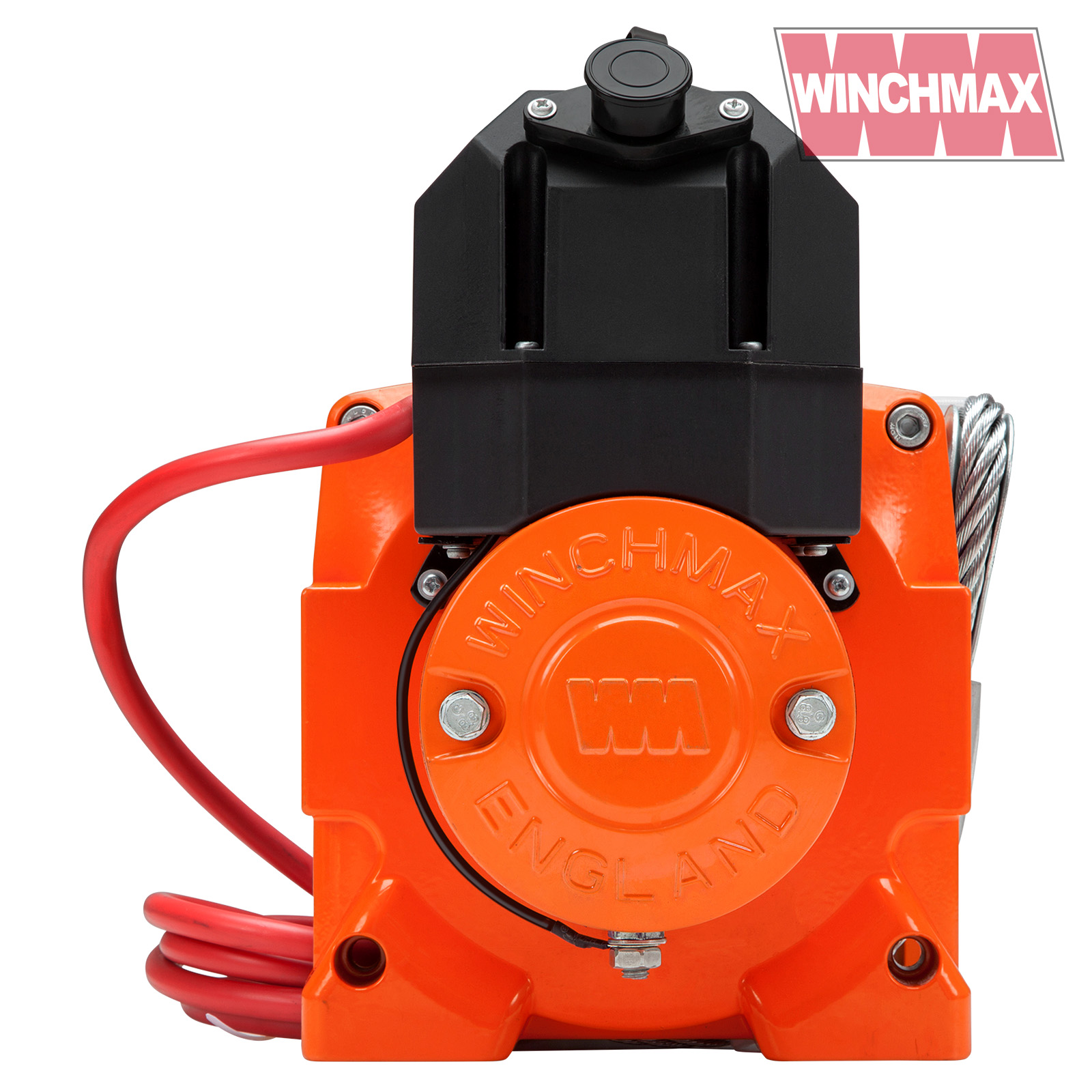 WINCHMAX original orange 12v electric winch 17,000lbs (7,711kg) with ...