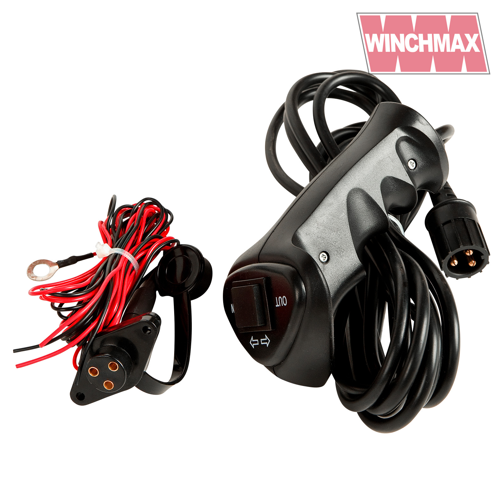 HYDRAULIC WINCH 15000 lb WINCHMAX ORIGINAL ORANGE WINCH WITH STEEL ROPE ...