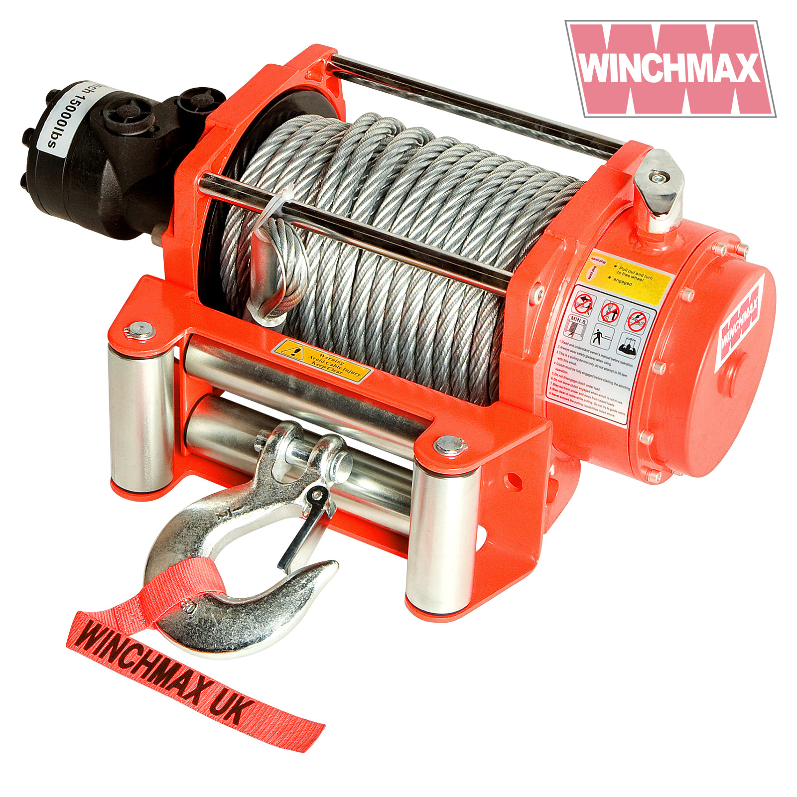 VERRICELLO Idraulico 15000 lb Winchmax VERRICELLO ARANCIONE ORIGINALE ...