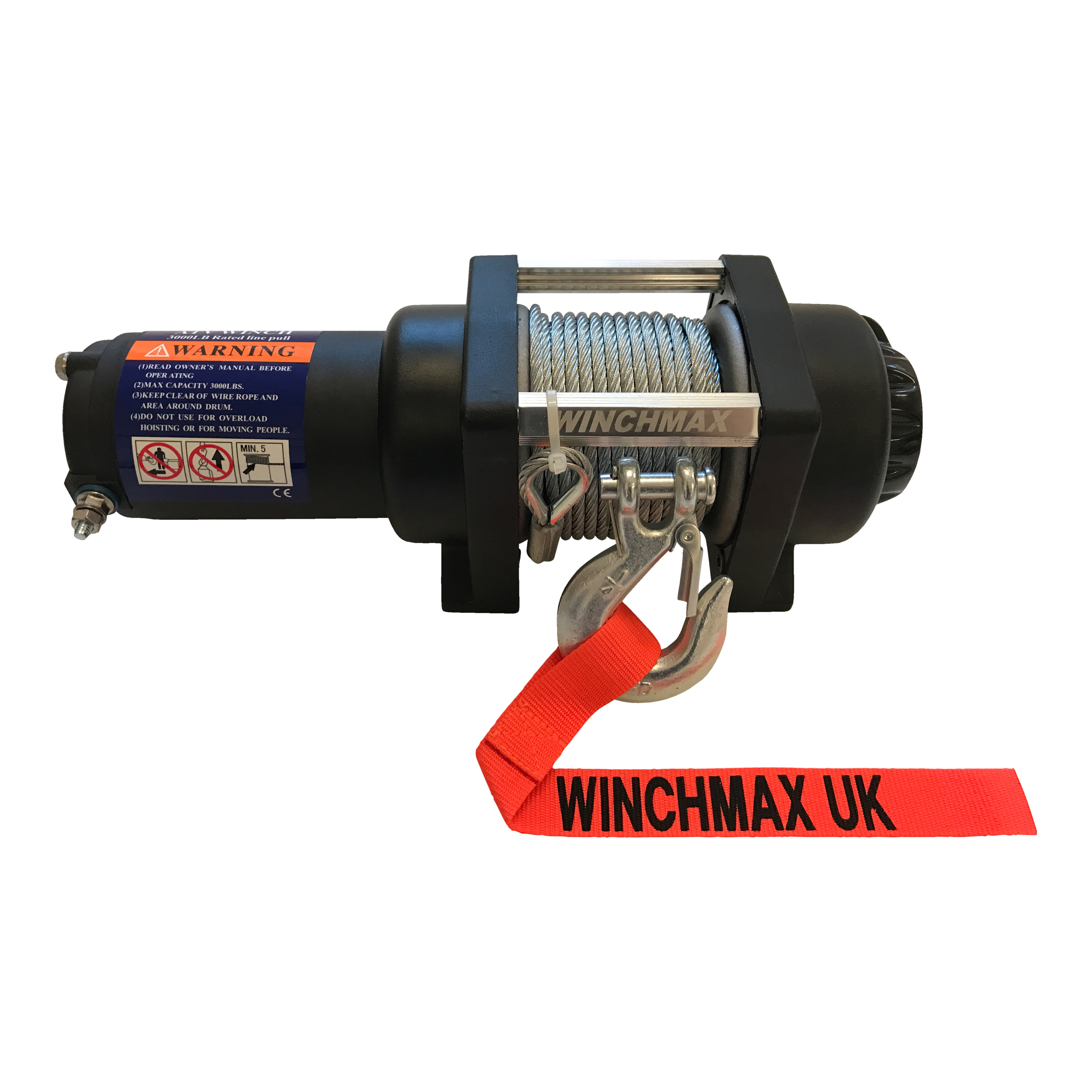WINCHMAX 3,000lb Military-Grade, Marine, Boat Trailer 24V Electric ...
