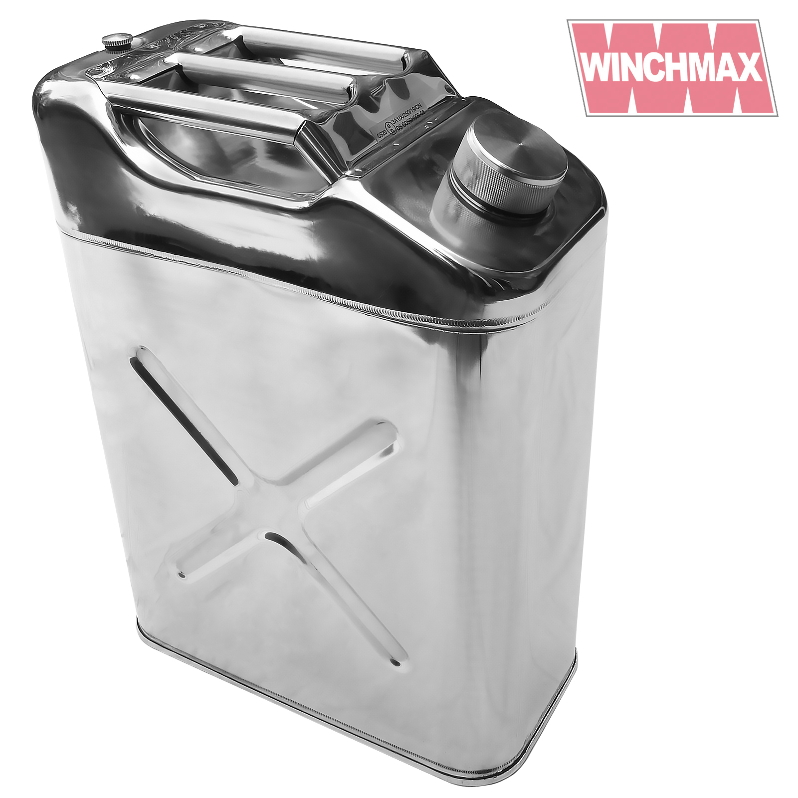 Jerry Can 20ltr Polished Stainless Steel. Fuel, Petrol, Diesel, Water ...